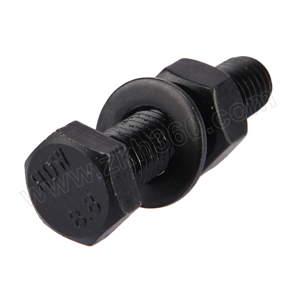 震坤行 GB5783套件 外六角螺栓套件 碳钢 8.8级 发黑 全牙 配1螺母1平垫 M16×100 六角螺栓套装 外六角螺栓组合 外六角螺丝套件 外六角螺钉组合 外六角螺栓套件 GB5783 ...